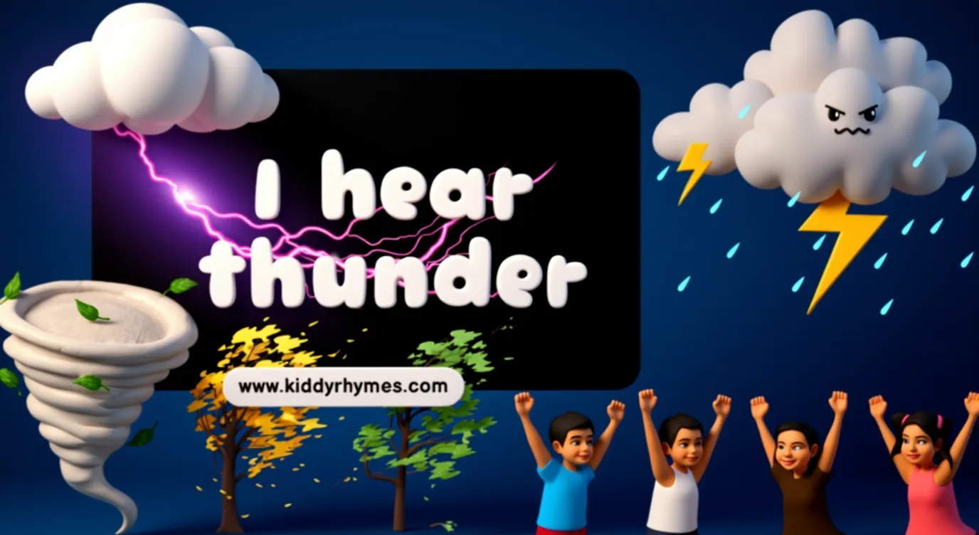 Teaching "I Hear Thunder": Rhyme Activities for Kids & Educators